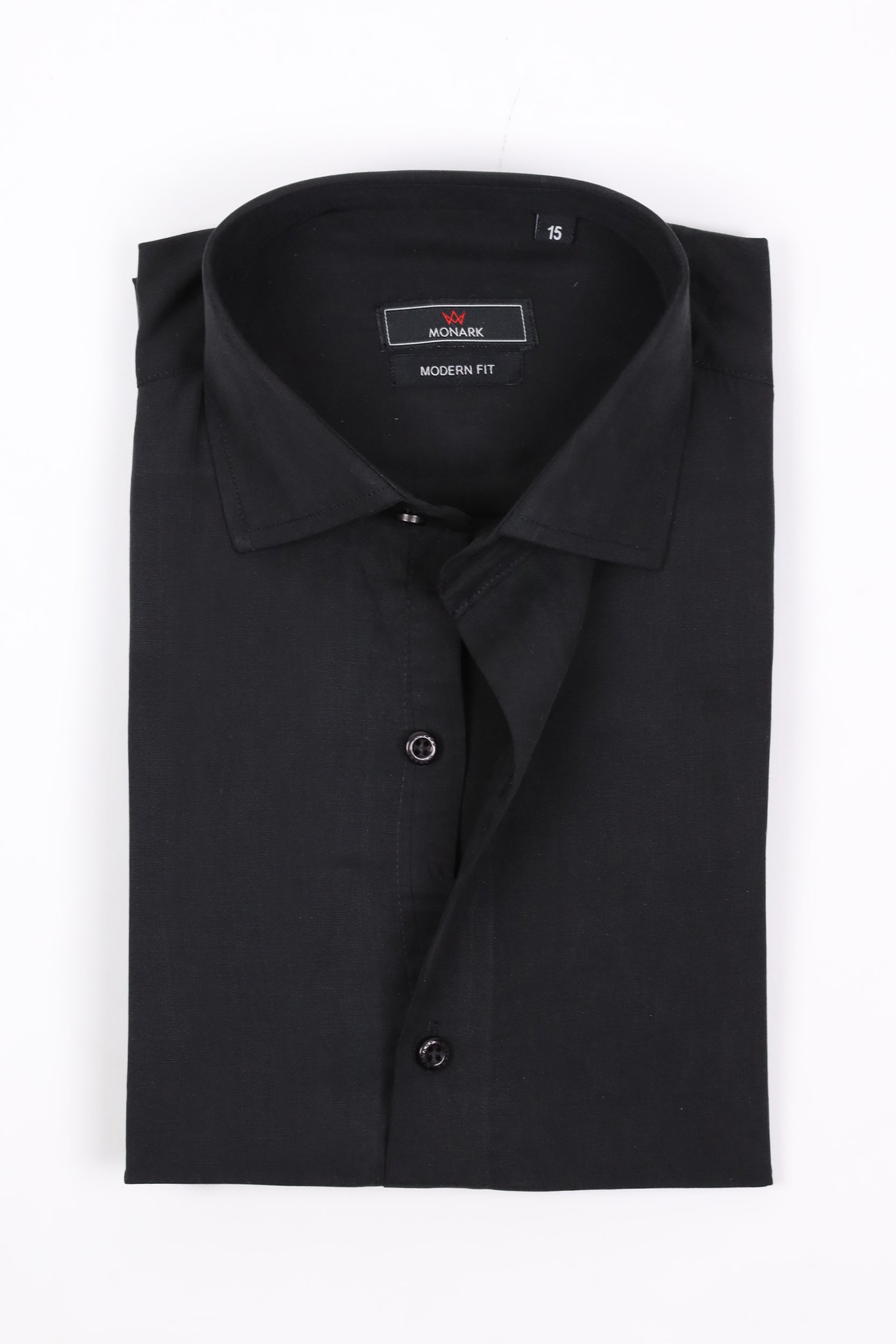 BLACK CLASSIC FORMAL SHIRT – Monark Clothing