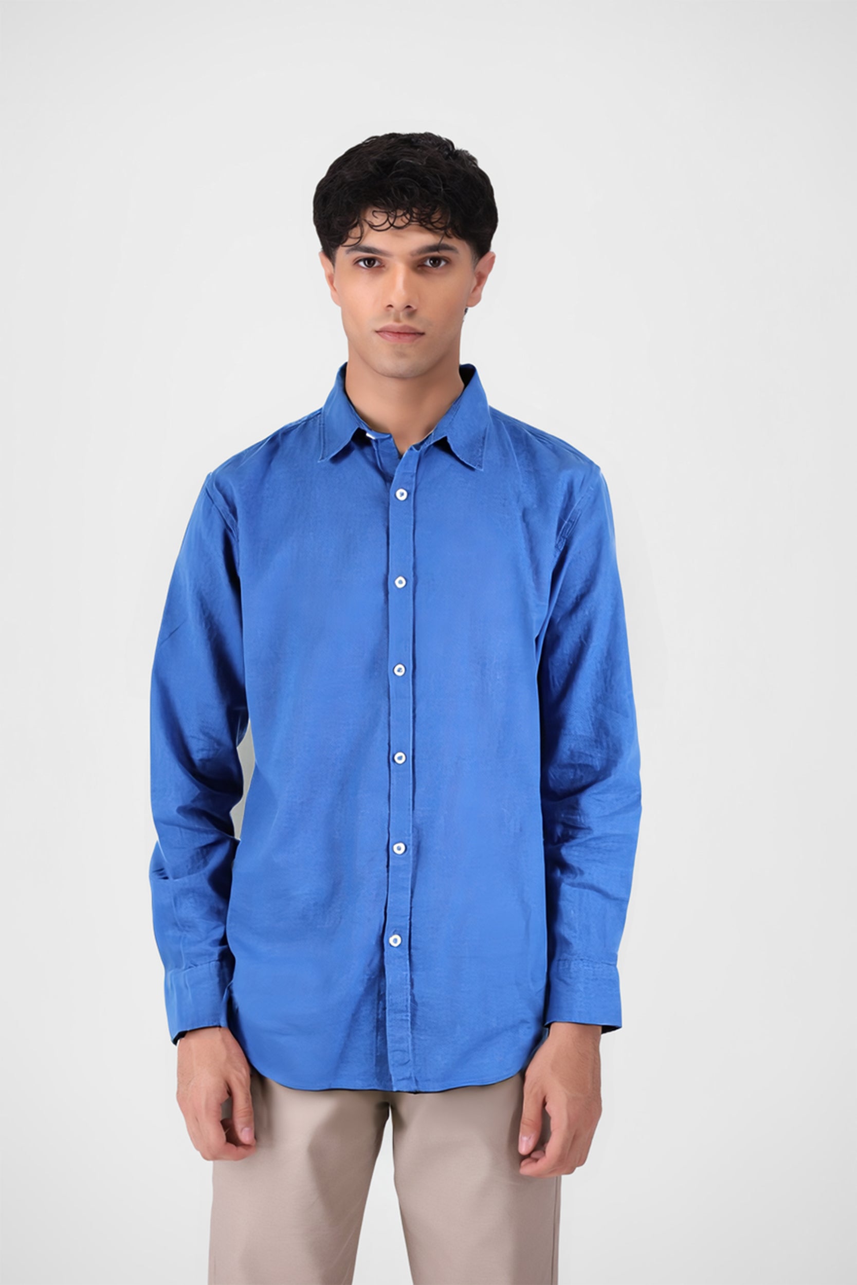 Blue Casual Shirt – Monark Clothing