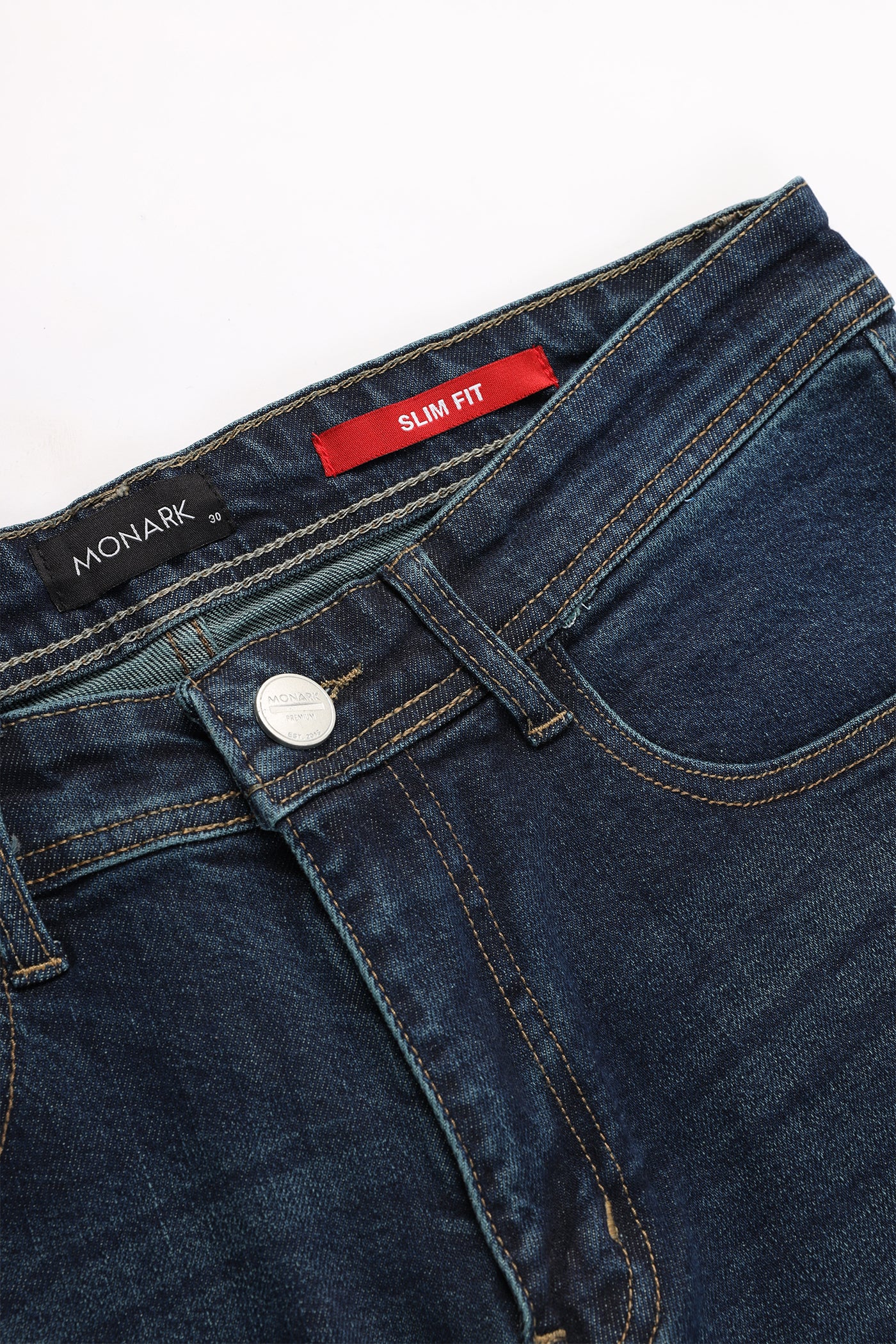 BLUE SLIM FIT JEANS – Monark Clothing