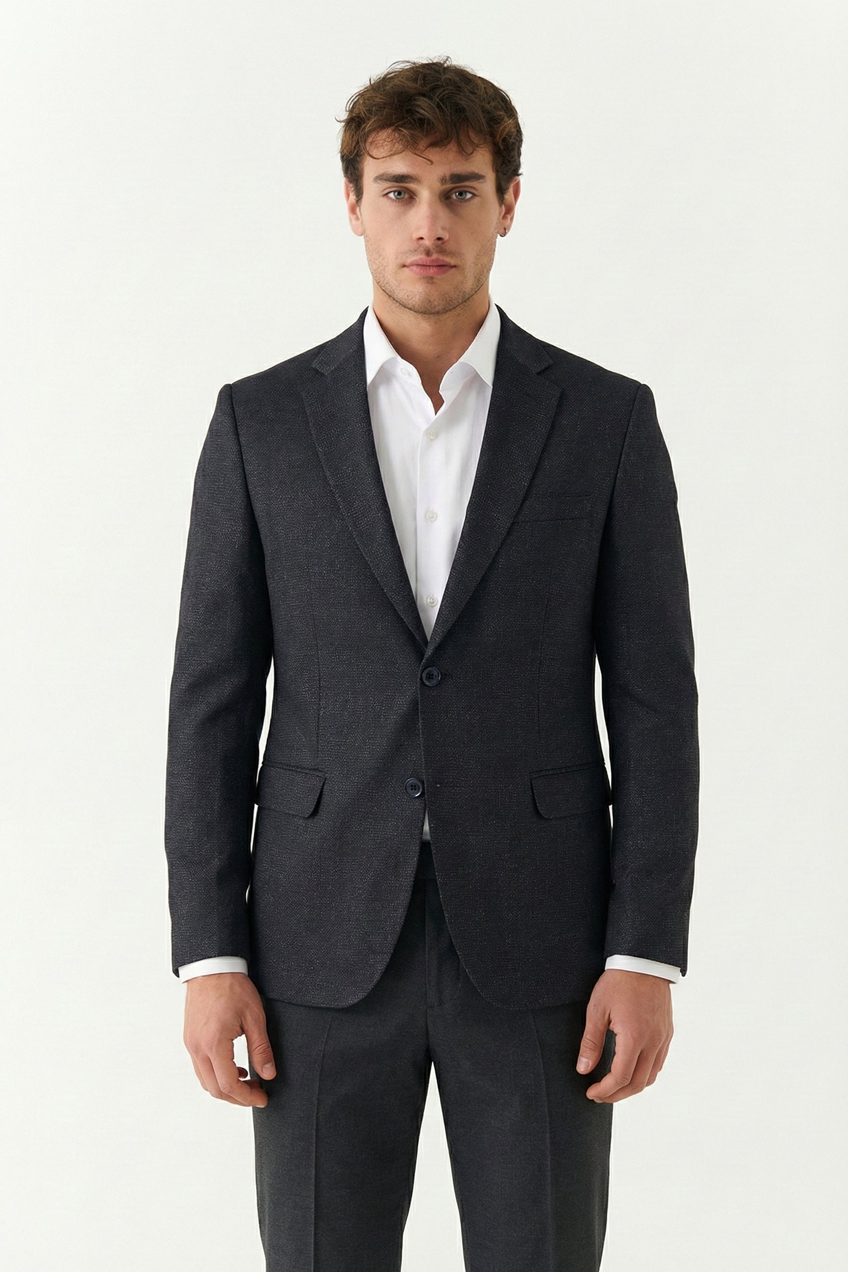 Black Checkered Formal Coat – Monark Clothing