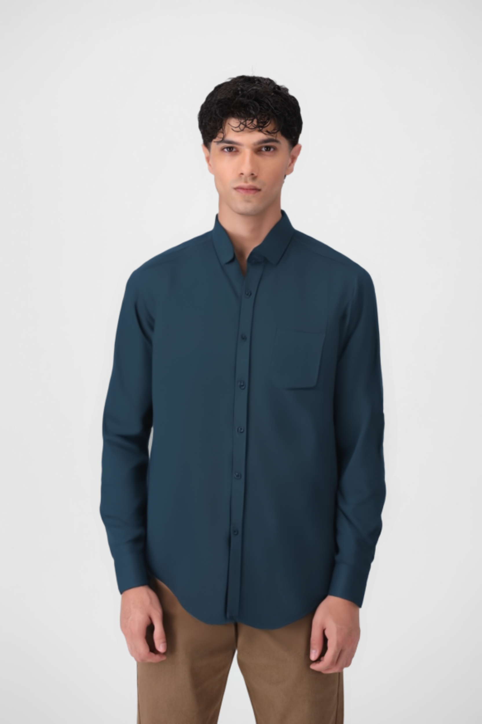 Turquoise Green Casual Shirt – Monark Clothing