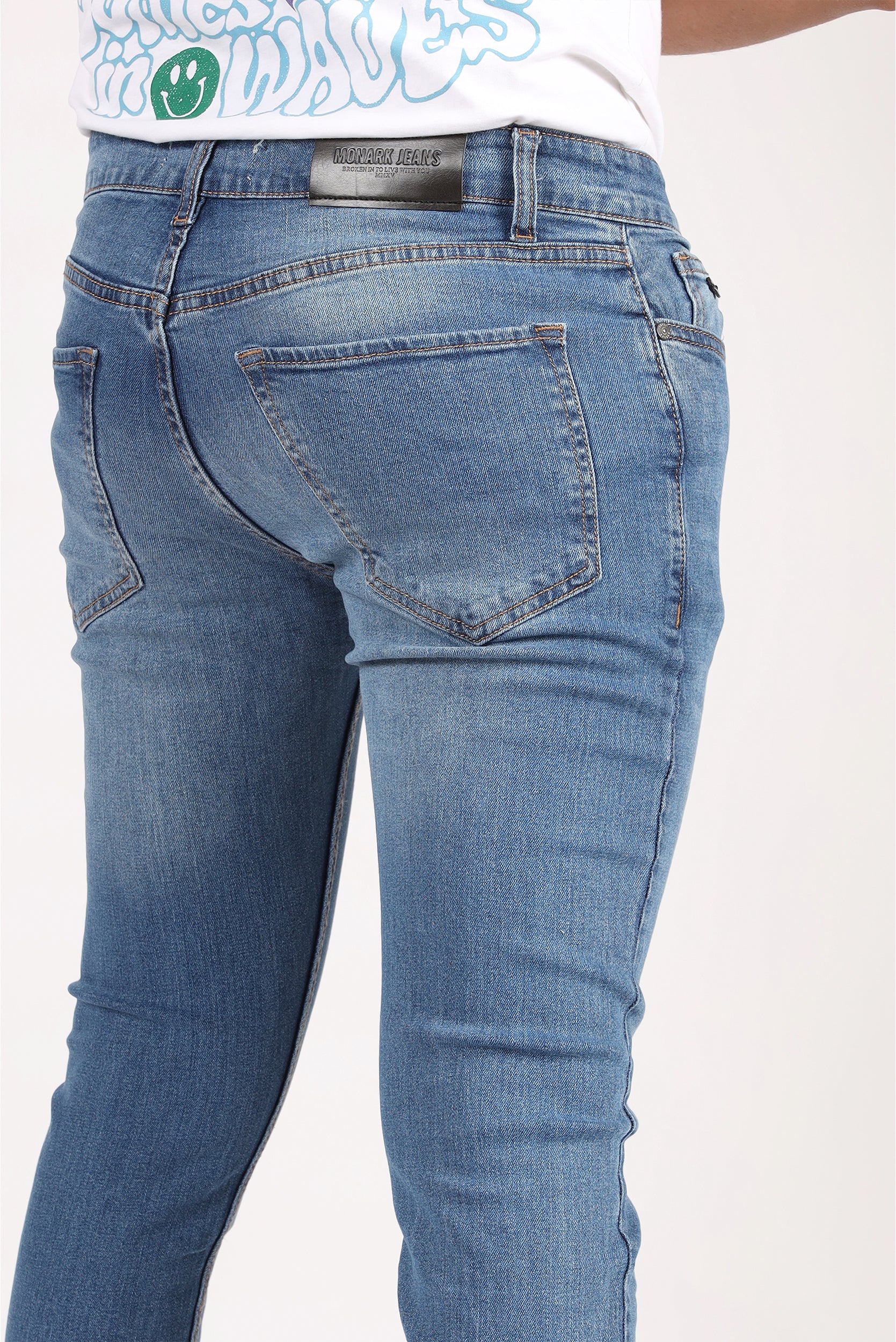 SUPER SLIM FIT DENIM JEANS – Monark Clothing